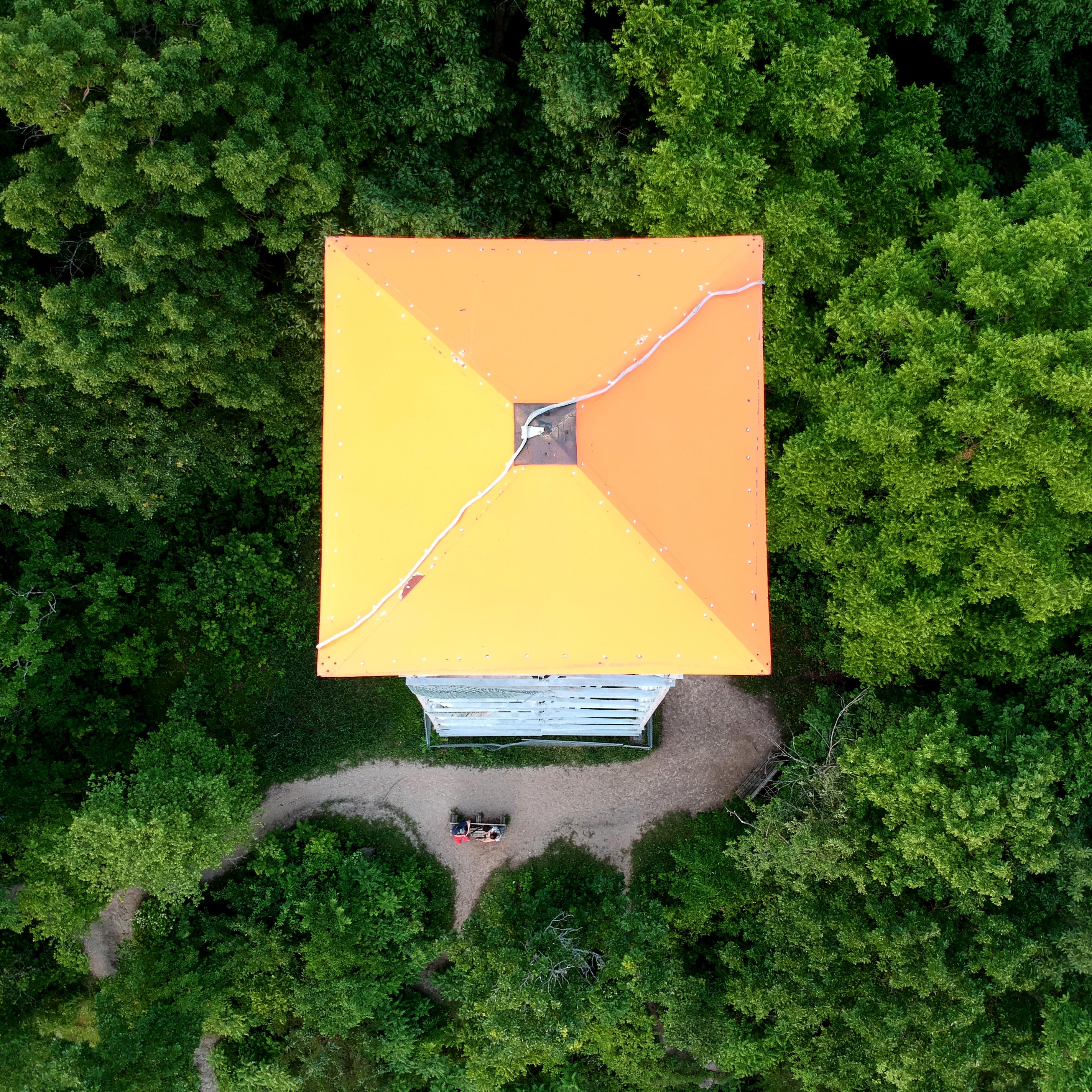 Spark with Mavic Air at a Fire Tower in Elba Minnesota. So high UP ...