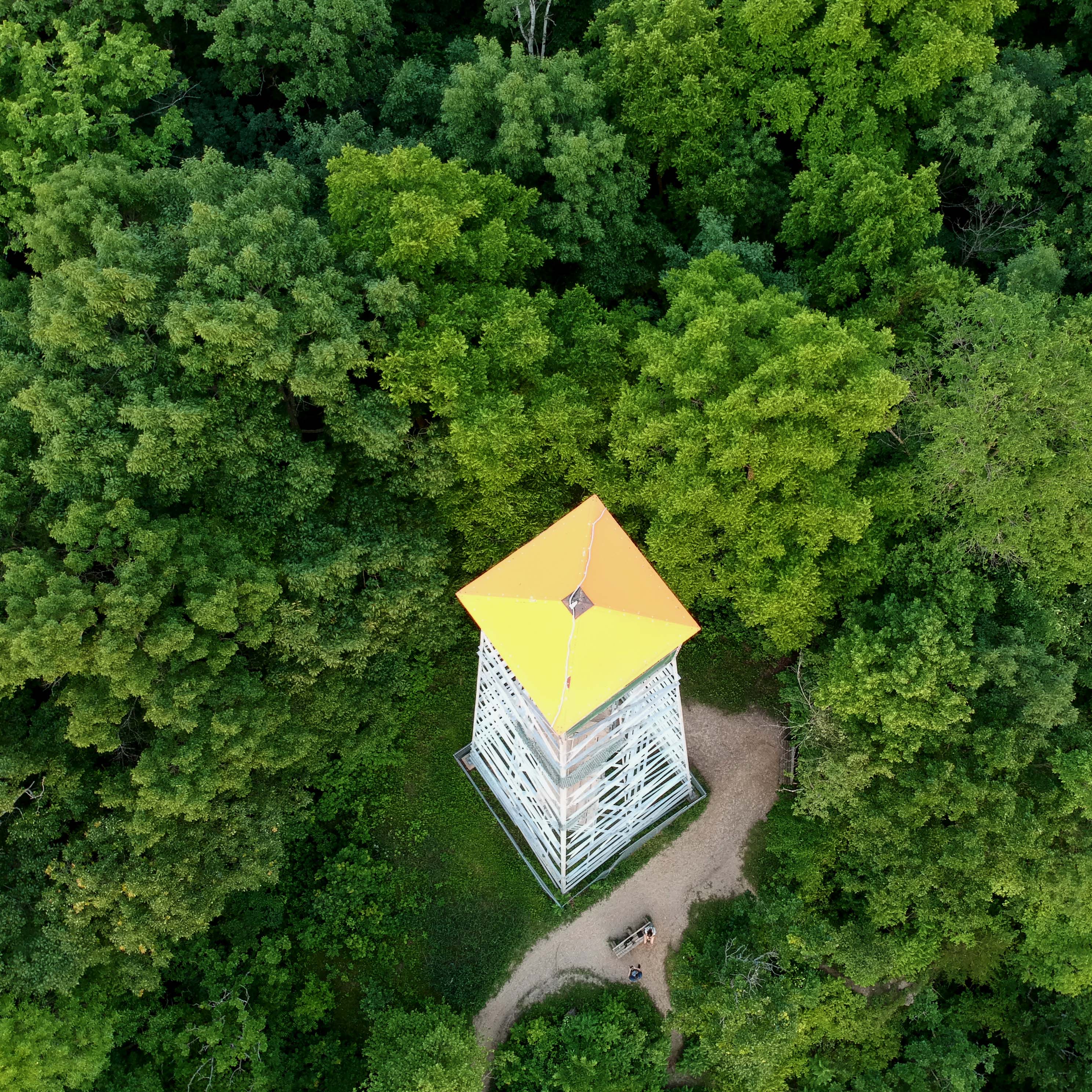 Spark with Mavic Air at a Fire Tower in Elba Minnesota. So high UP ...