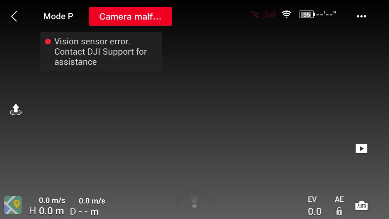 Mavic Mini Vision Sensor Error Code 10001 code DJI FORUM Mavic Mini Vision Sensor Error Code 10001 code DJI FORUM