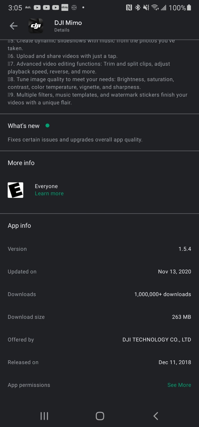 DJI MiMo Android App update behind. | DJI FORUM