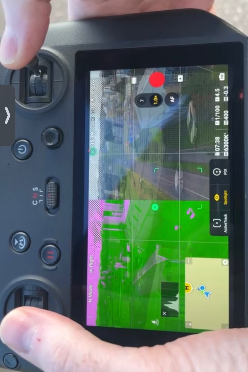 RC Pro Screen goes crazy when highlighting for MasterShot | DJI FORUM