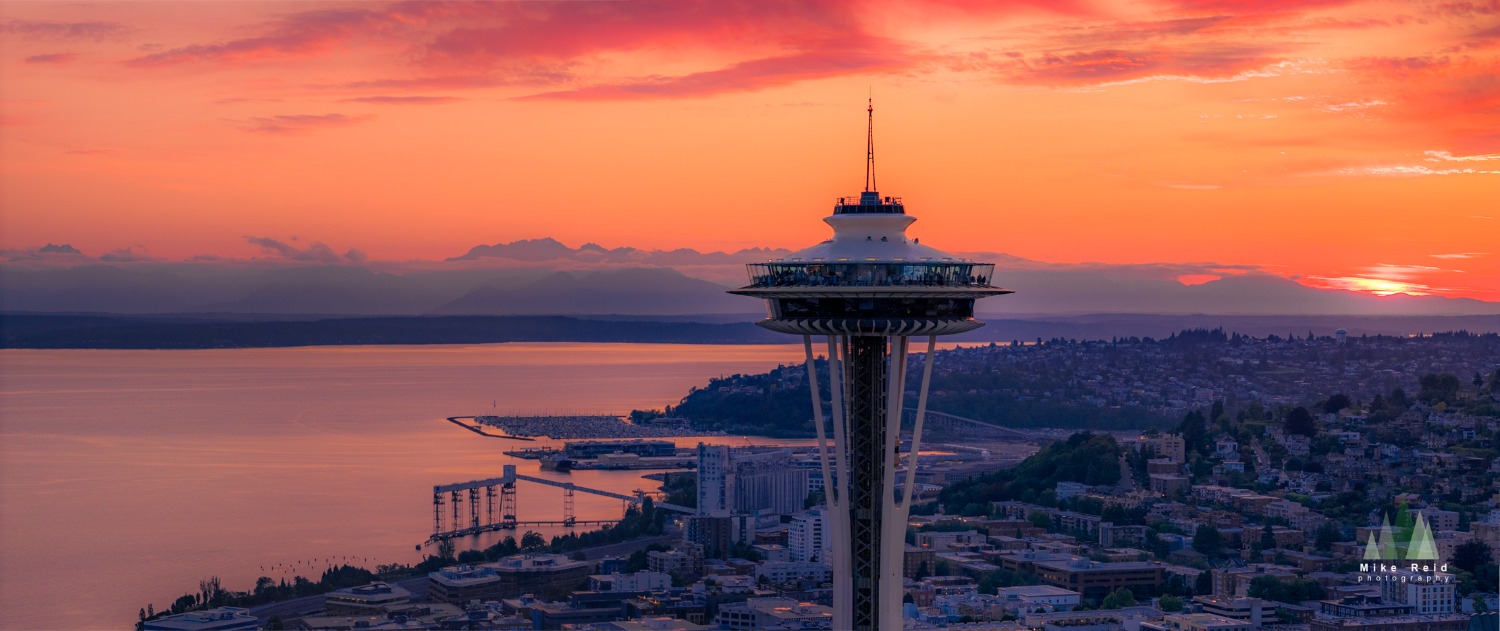 Seattle Space Needle Sunset M3P | DJI FORUM