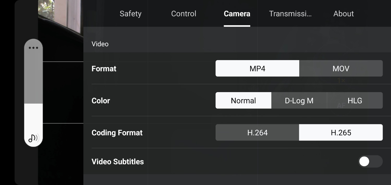 Colors settings disapear DJI FORUM