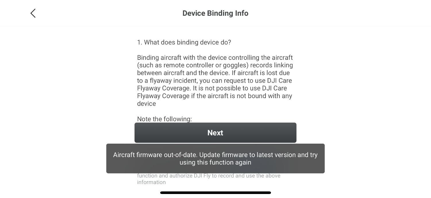 Unable to bind drone | DJI FORUM