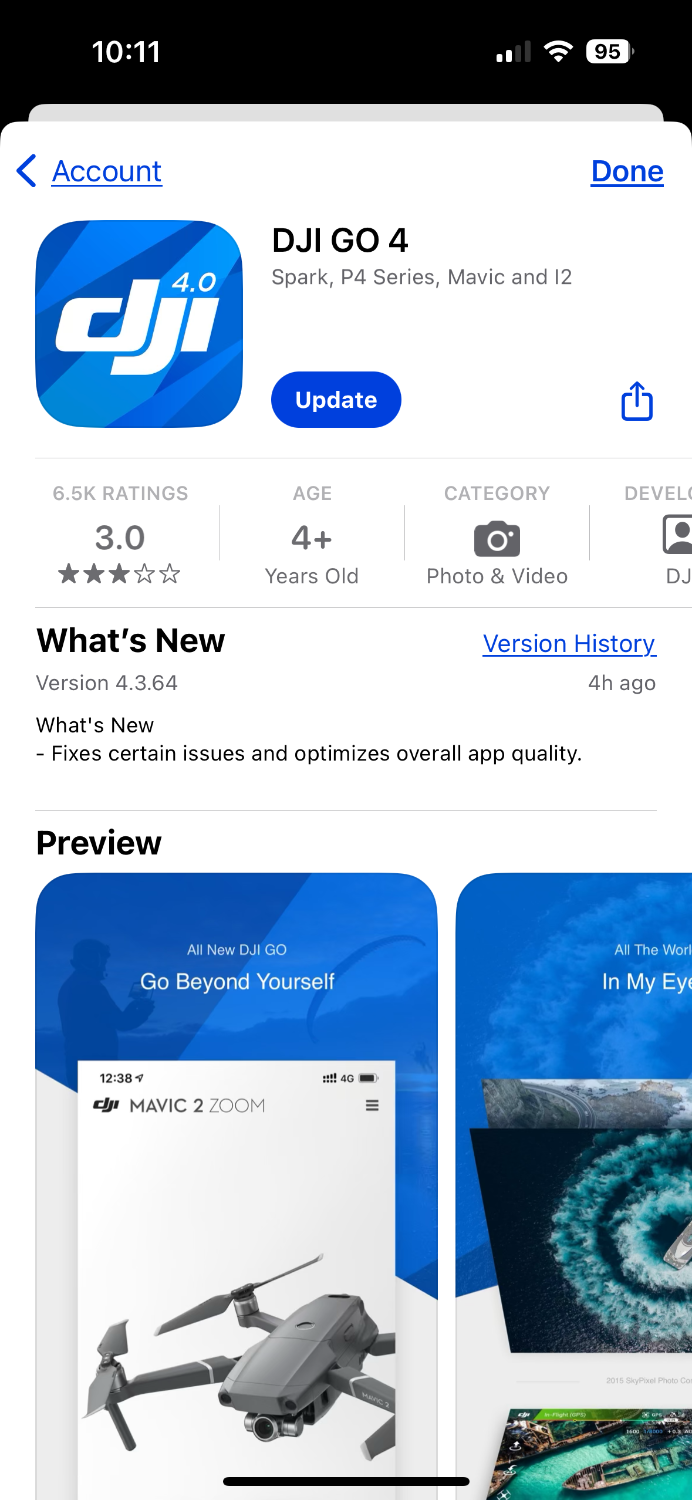 9 2 2024 what are all those sudden new version for DJI GO GO 4. DJI FORUM
